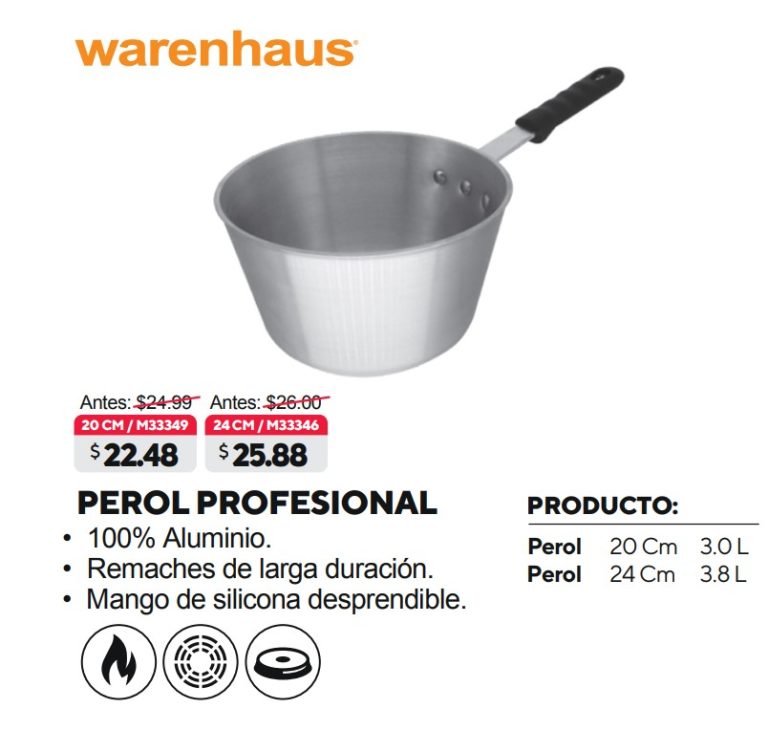 PEROL PROFESIONAL 20CM WARENHAUS – Compra Fácil